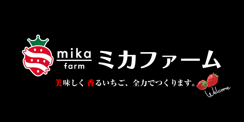 千葉県柏市 いちご農園ミカファーム【いちご狩り・直売】 – 美味しく香る いちご、全力でつくります。 常磐道柏I.Cより車で5分。